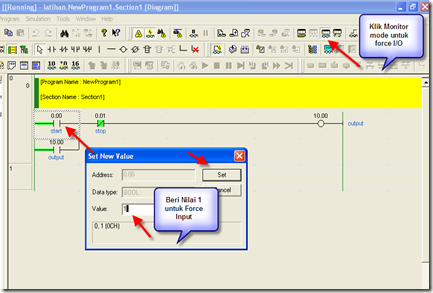 PLC TRAINING: Membuat Ladder Di CX-Programmer